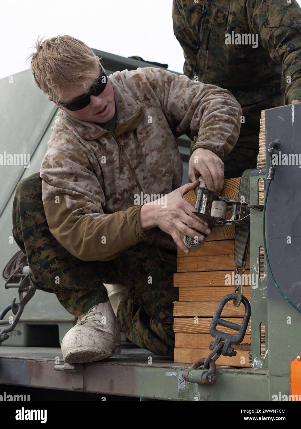 U.S. Marine Corps Lance Cpl. Will Cravens, an automotive maintenance ...