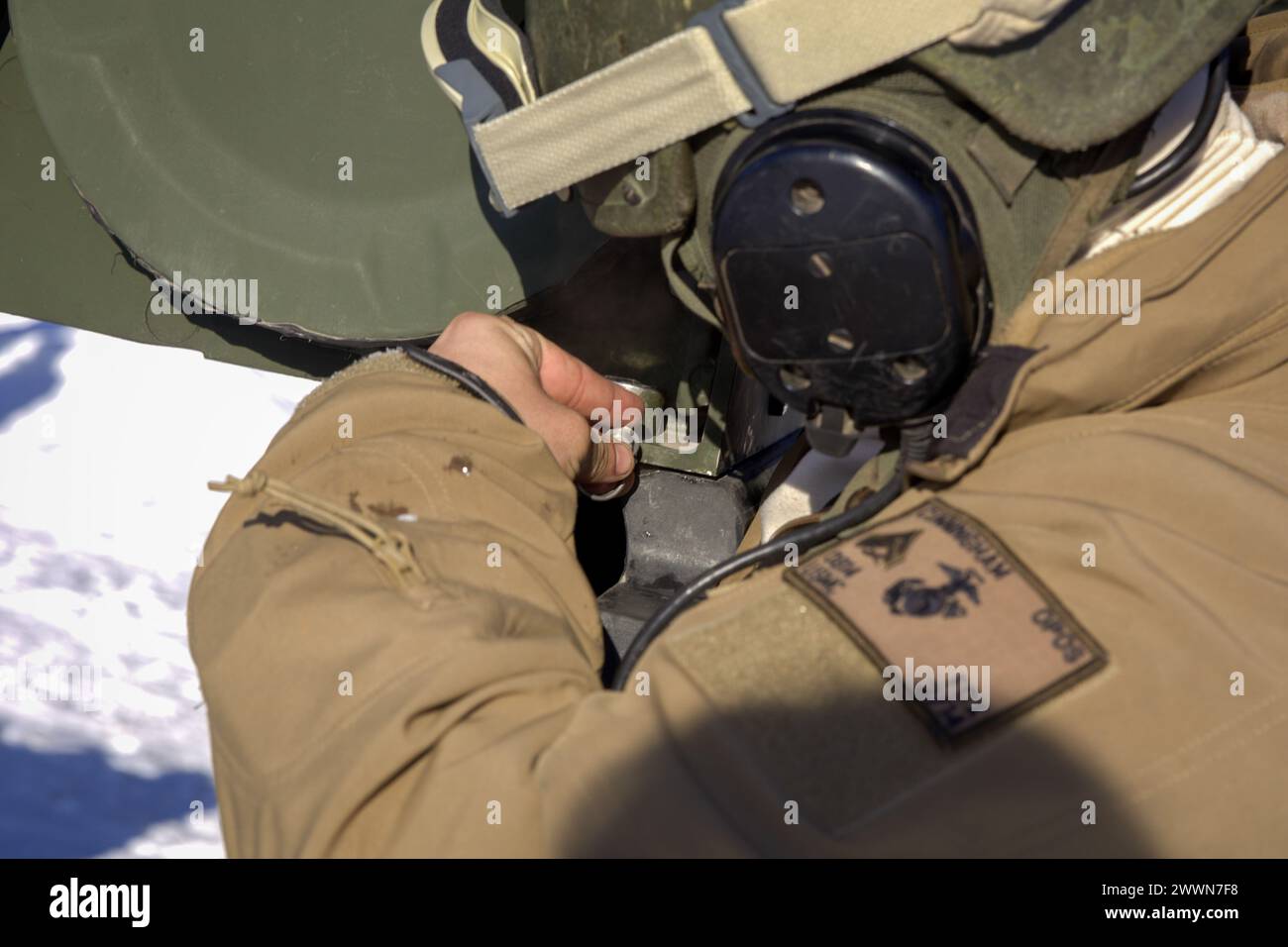 U.S. Marine Corps Cpl. Cody Cunningham, a High Mobility Artillery ...