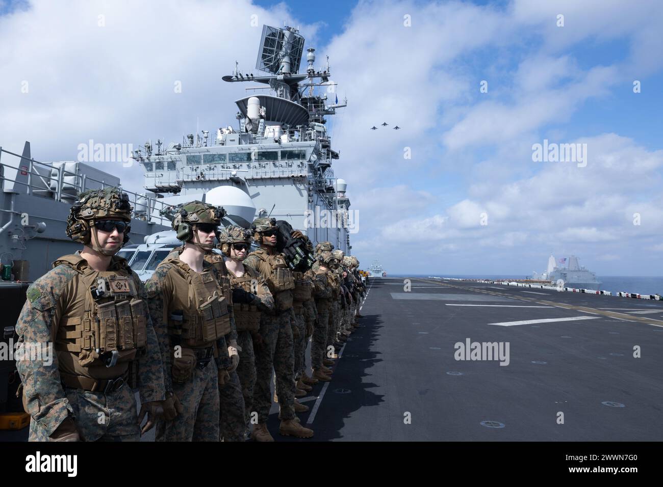 240225-N-VO895-1045 MEDITERRANEAN SEA (Feb. 25, 2024) Marines assigned ...