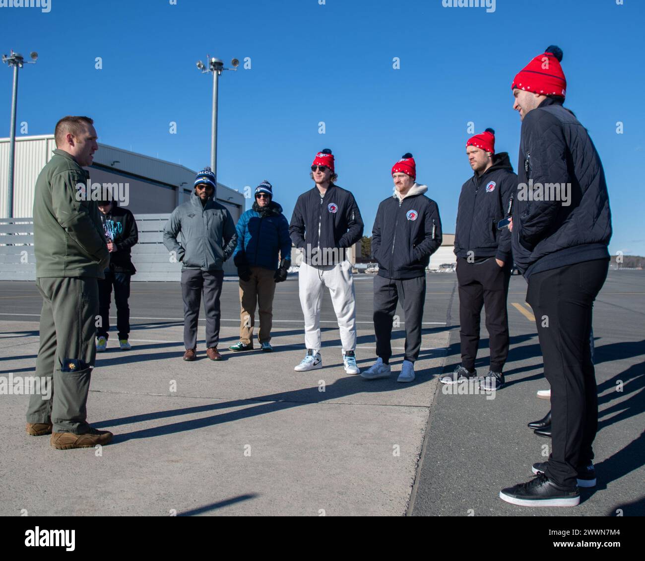Players from the Springfield Thunderbirds hockey team spent the ...