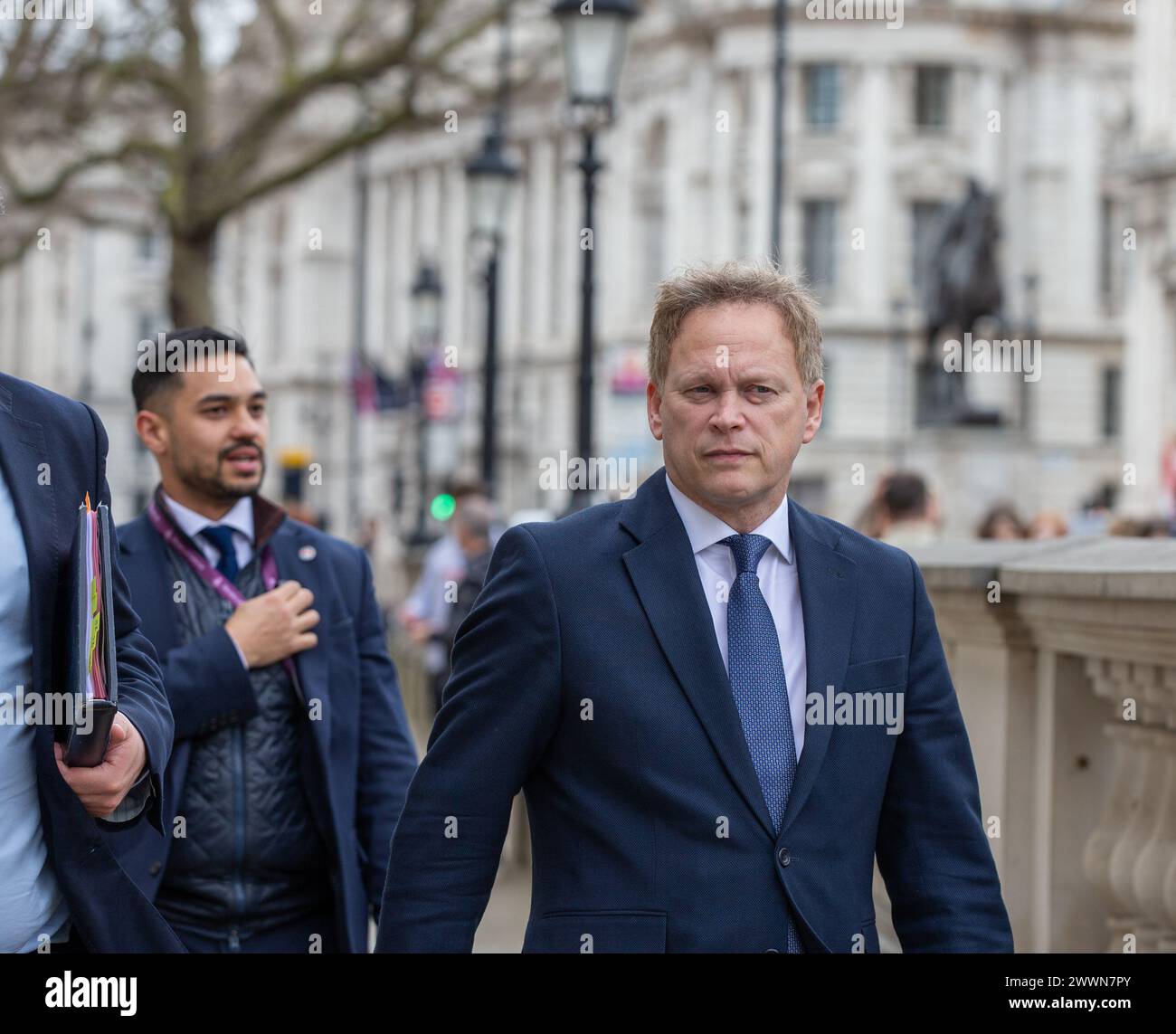 London, UK. 25th Mar, 2024. Grant Shapps Defence Secretary was seen ...