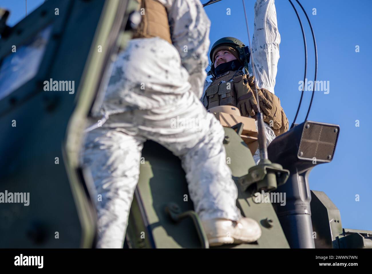 U.S. Marine Corps Sgt. Mitchell Hoffman, a High Mobility Artillery ...