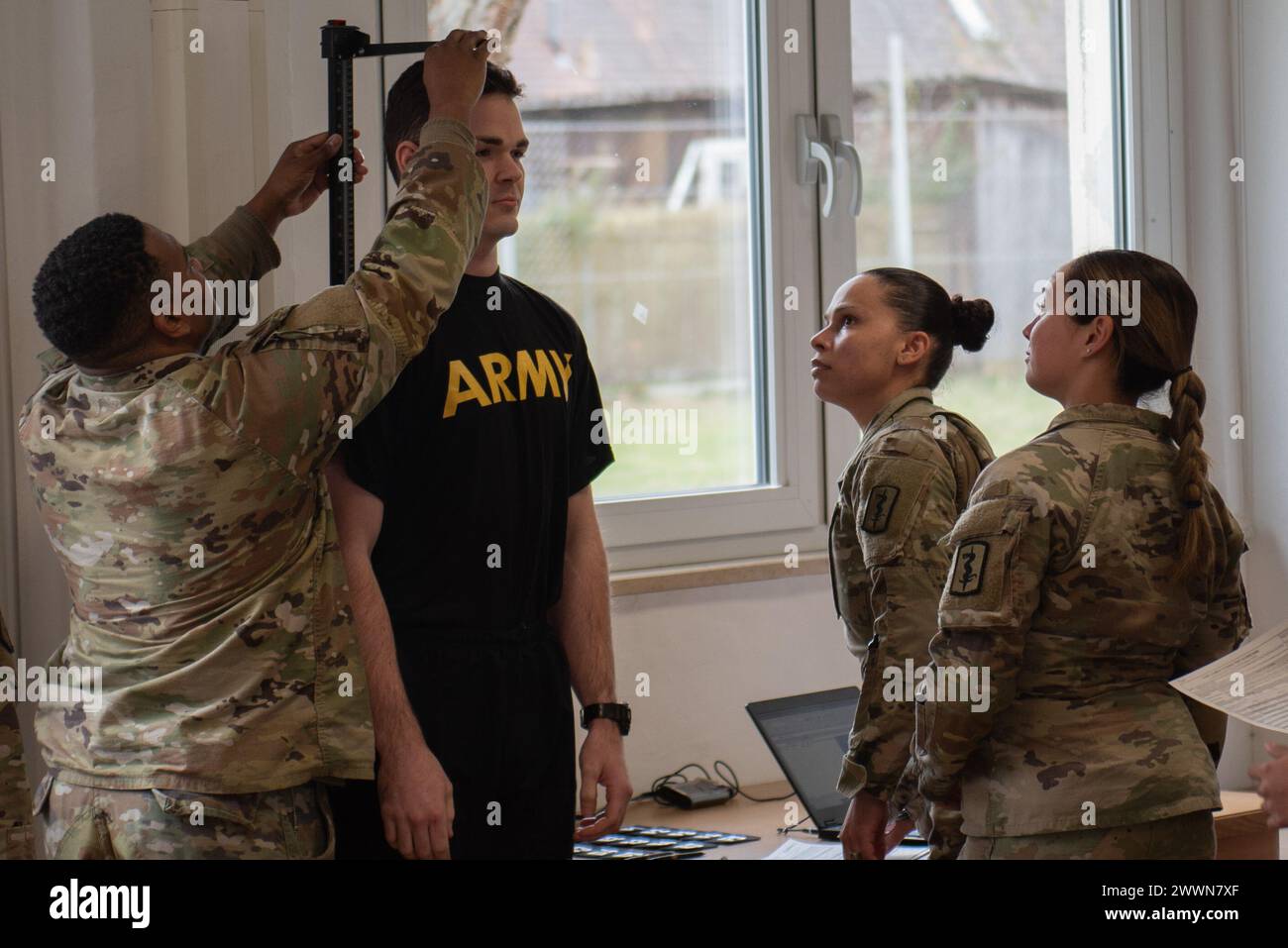U.S. Army Sgt. Tanner Tate, a combat medic with the 421st Medical ...