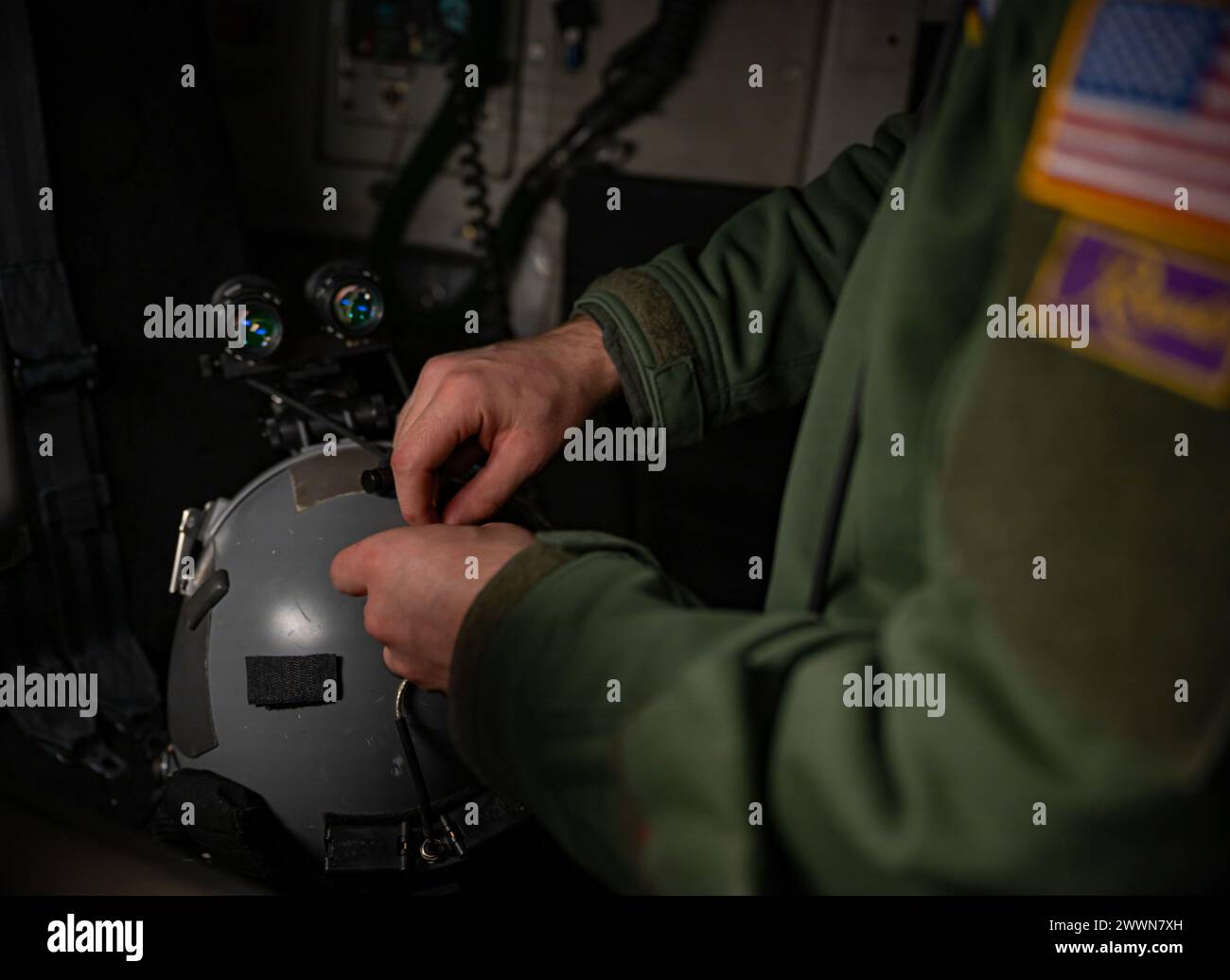 U.S. Air Force Senior Airman Charles Arnold, 3rd Airlift Squadron ...