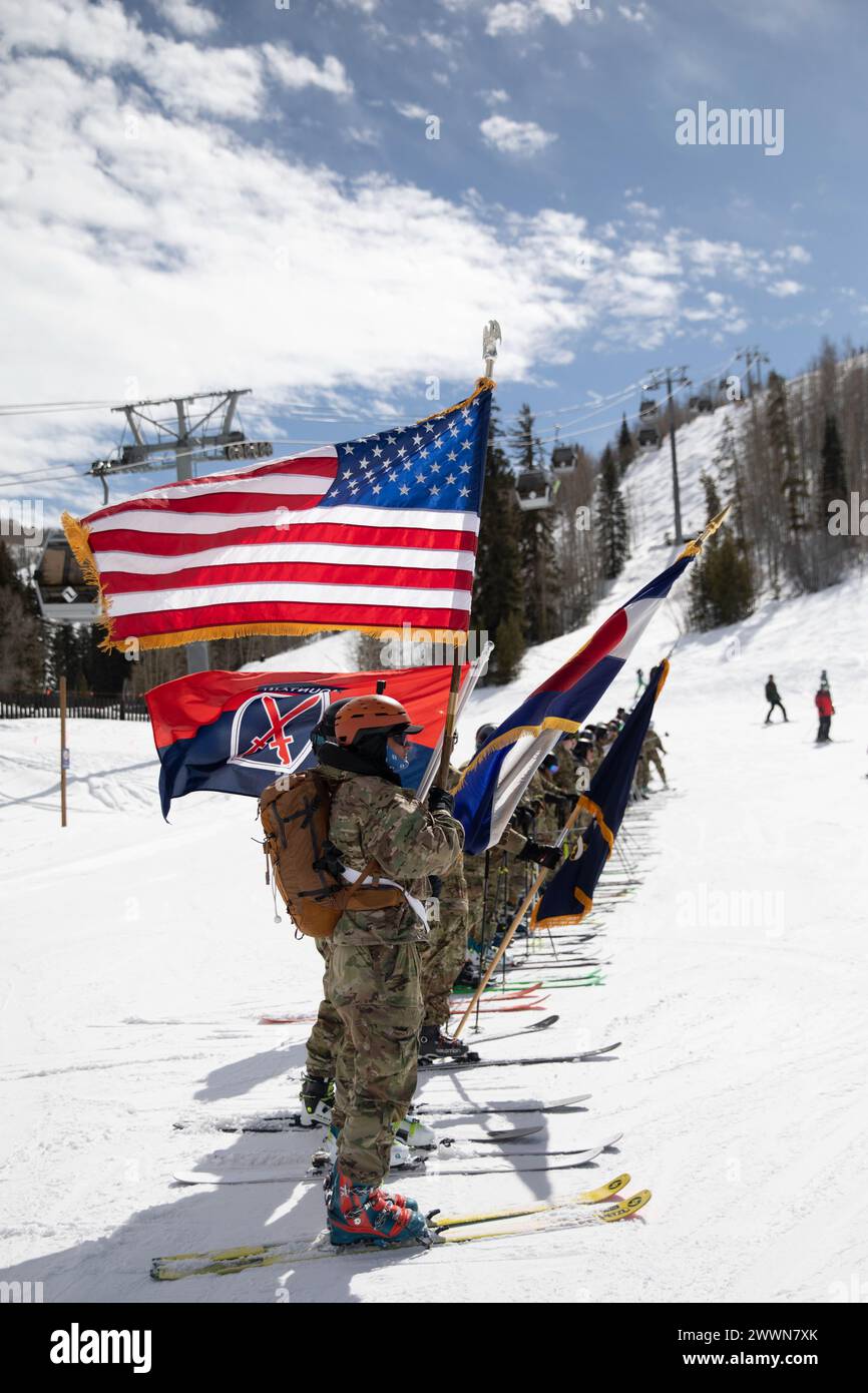 After completing the Legacy Days serpentine ski down Riva Ridge ...