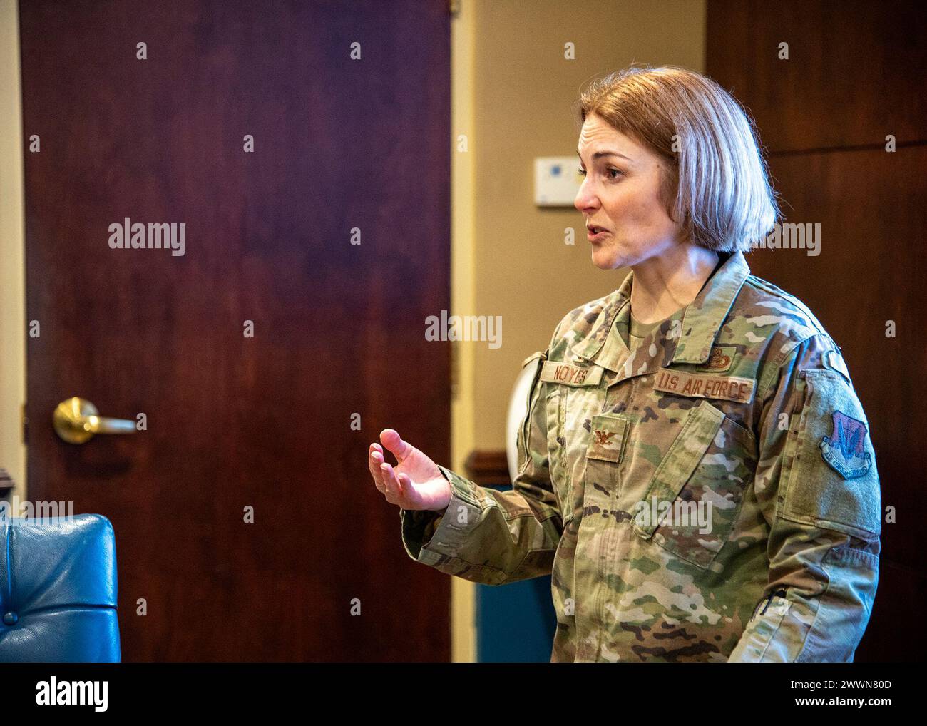 U.S. Air Force Col. Celina Noyes, 70th Intelligence, Surveillance and ...