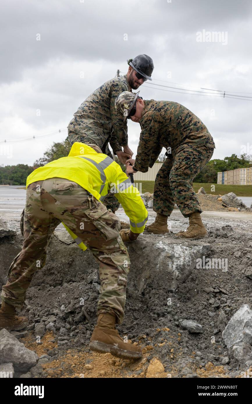 OKINAWA, Japan (Feb. 05, 2024) Airman, assigned to 18th Civil Engineer ...