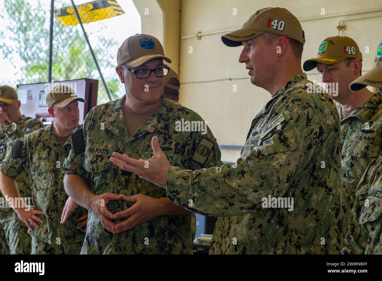 APRA HARBOR, Guam (Feb. 7, 2024) – Lt. Millard Joseph, the weapons ...