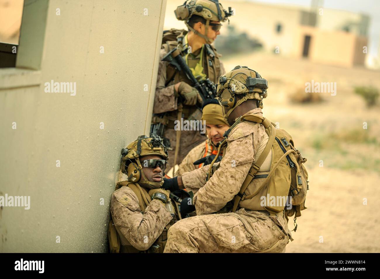 U.S. Marines with Golf Company, 2d Battalion, 6th Marine Regiment, 2d ...