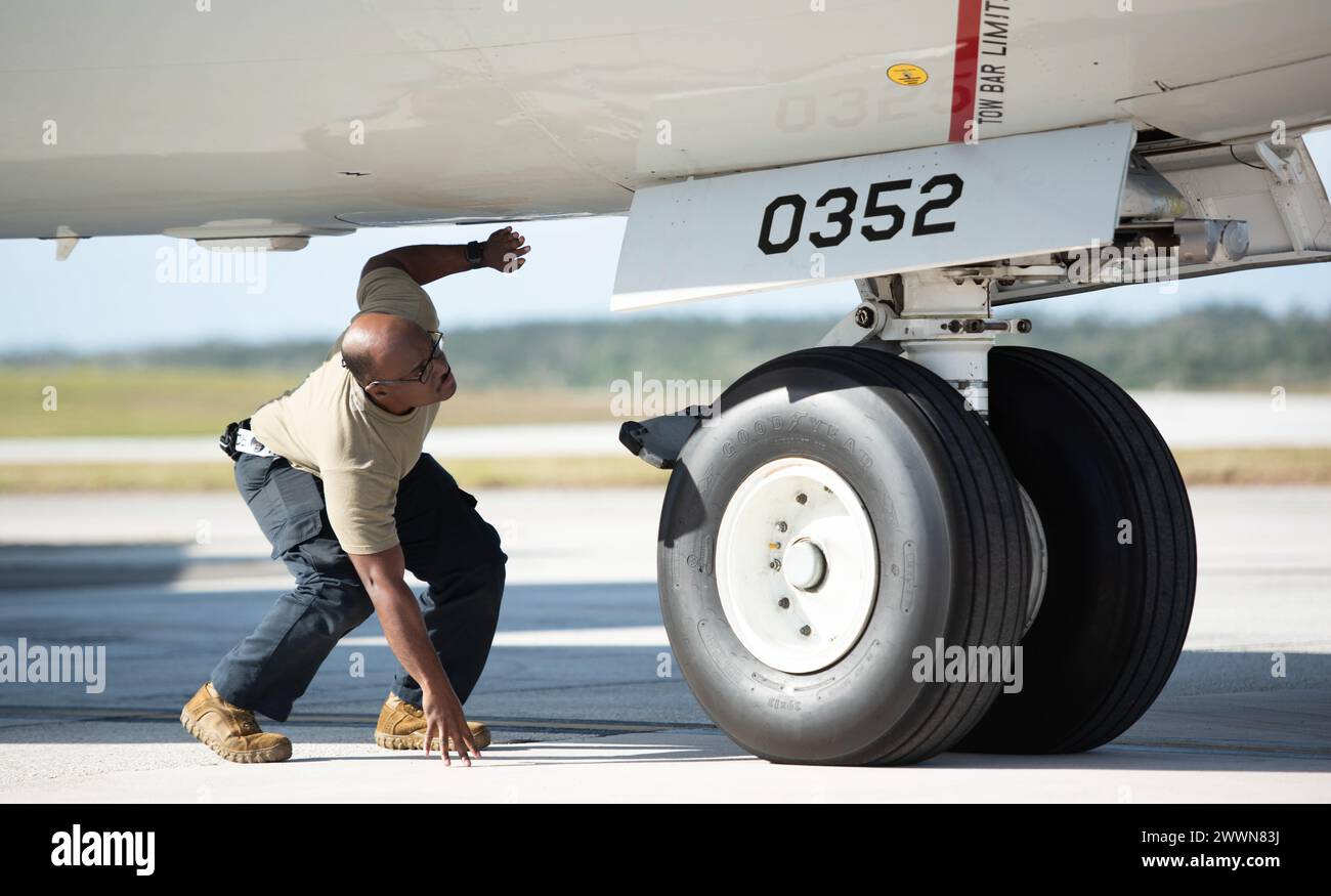 U.S. Air Force Tech. Sgt. Jamal Forbes, 961st Aircraft Maintenance Unit ...