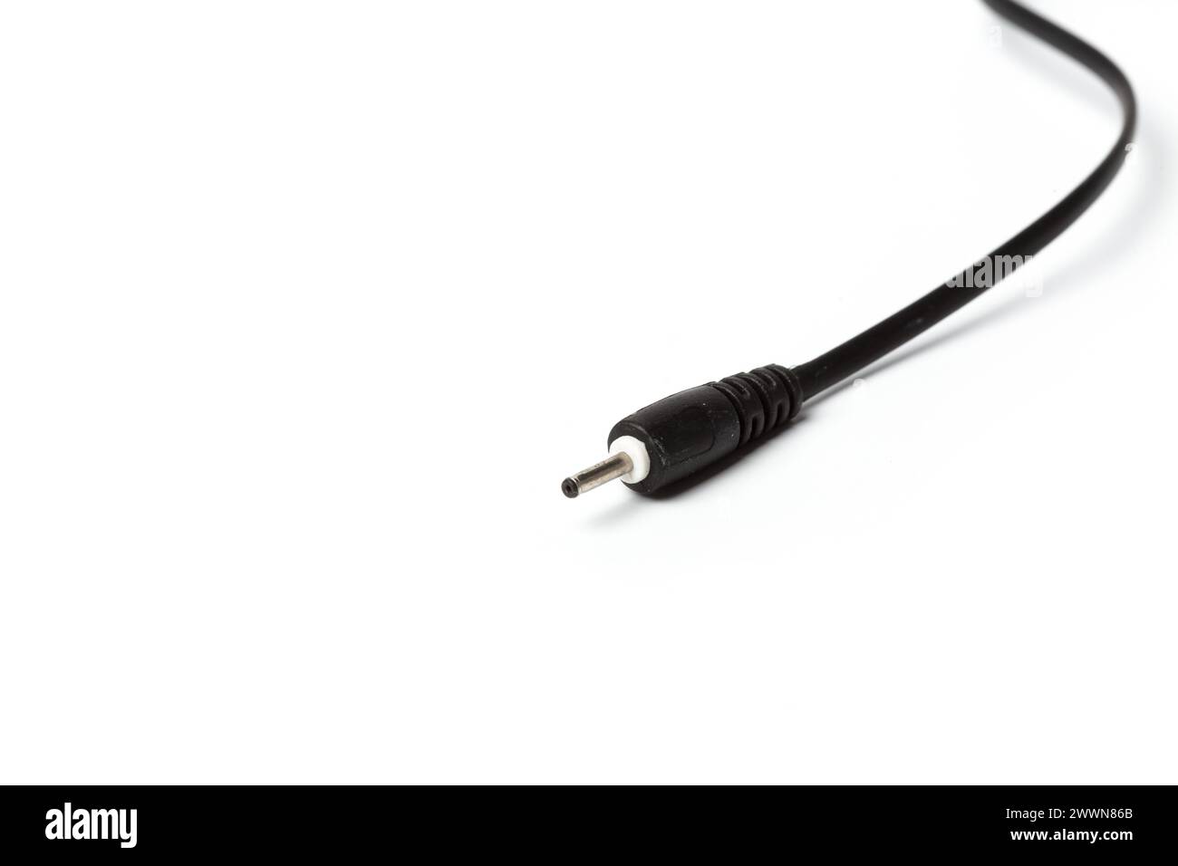 Electric power adapter isolated on white background Stock Photo - Alamy