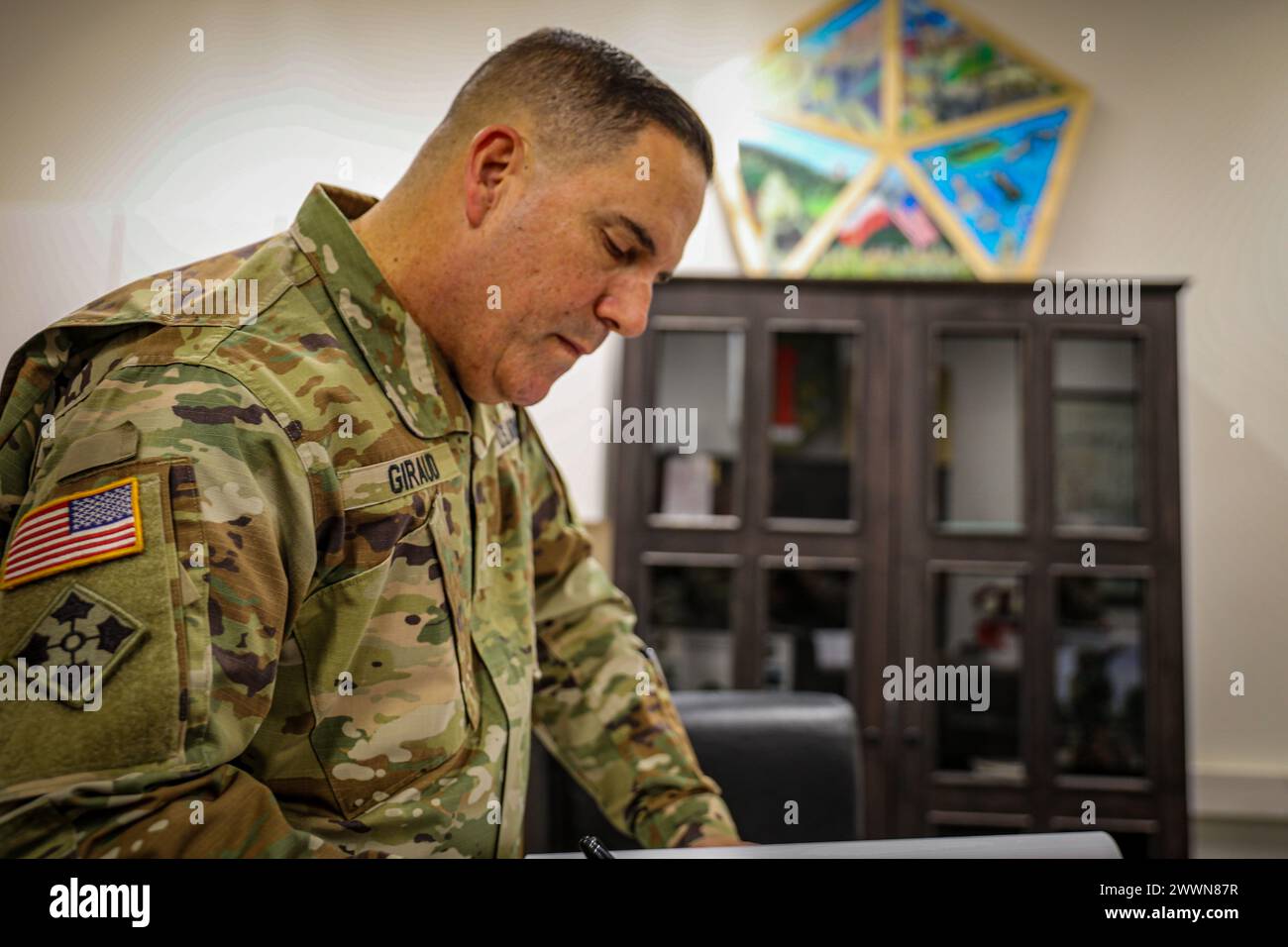 U.S. Army Brig. Gen. Roger S. Giraud, the commanding general of Medical ...