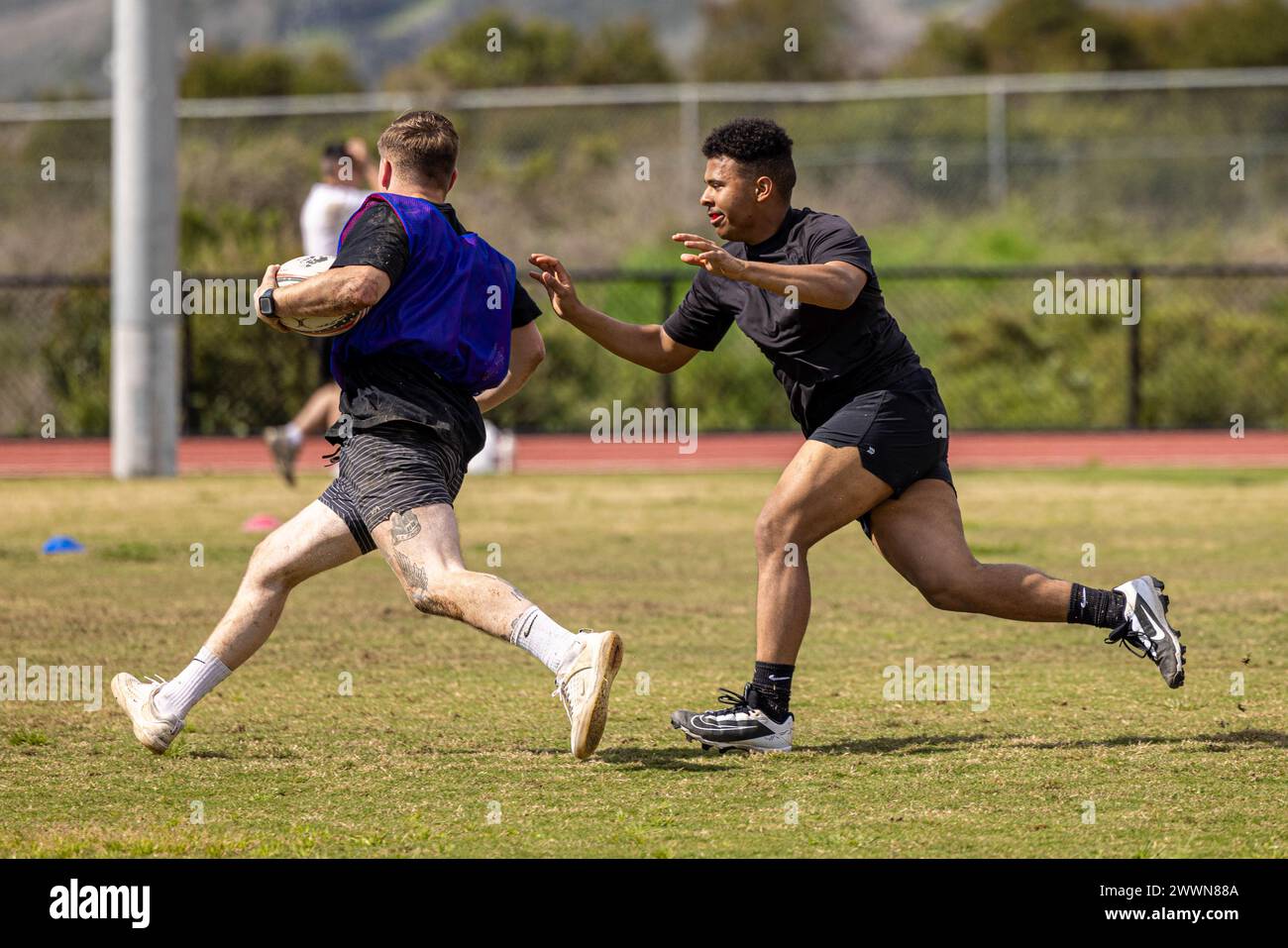U.S. Marines with Marine Rotational Force – Darwin 24.3, participate in ...