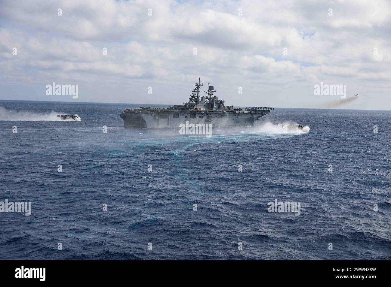 240225-N-ED646-1304 MEDITERRANEAN SEA (Feb. 25, 2024) The Wasp-class ...