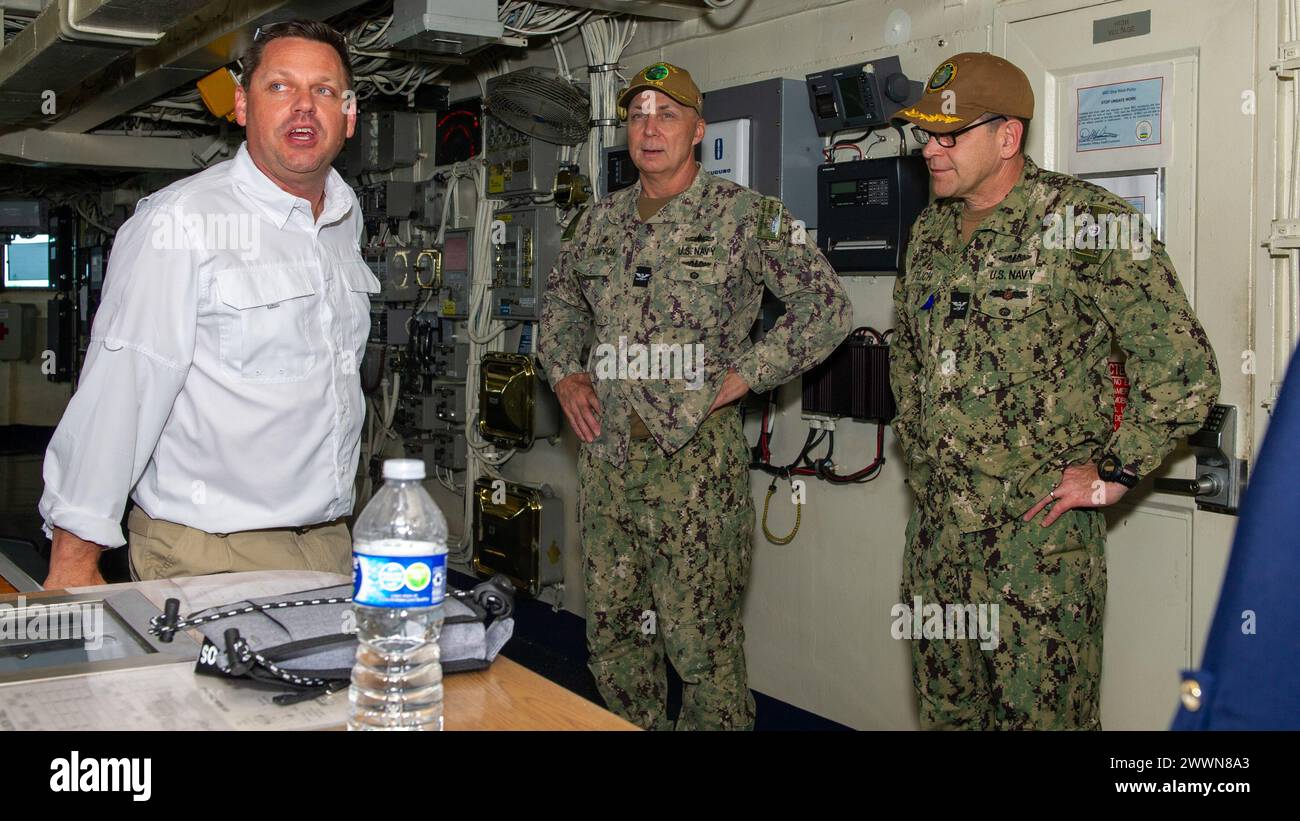 APRA HARBOR, Guam (Feb. 9, 2024) – Rear Adm. (Sel) Daniel Ettlich ...