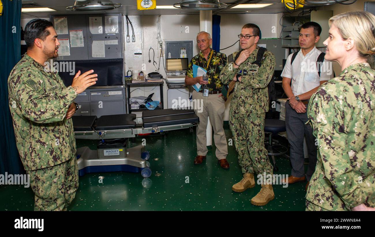 APRA HARBOR, Guam (Feb. 9, 2024) – Rear Adm. (Sel) Daniel Ettlich ...