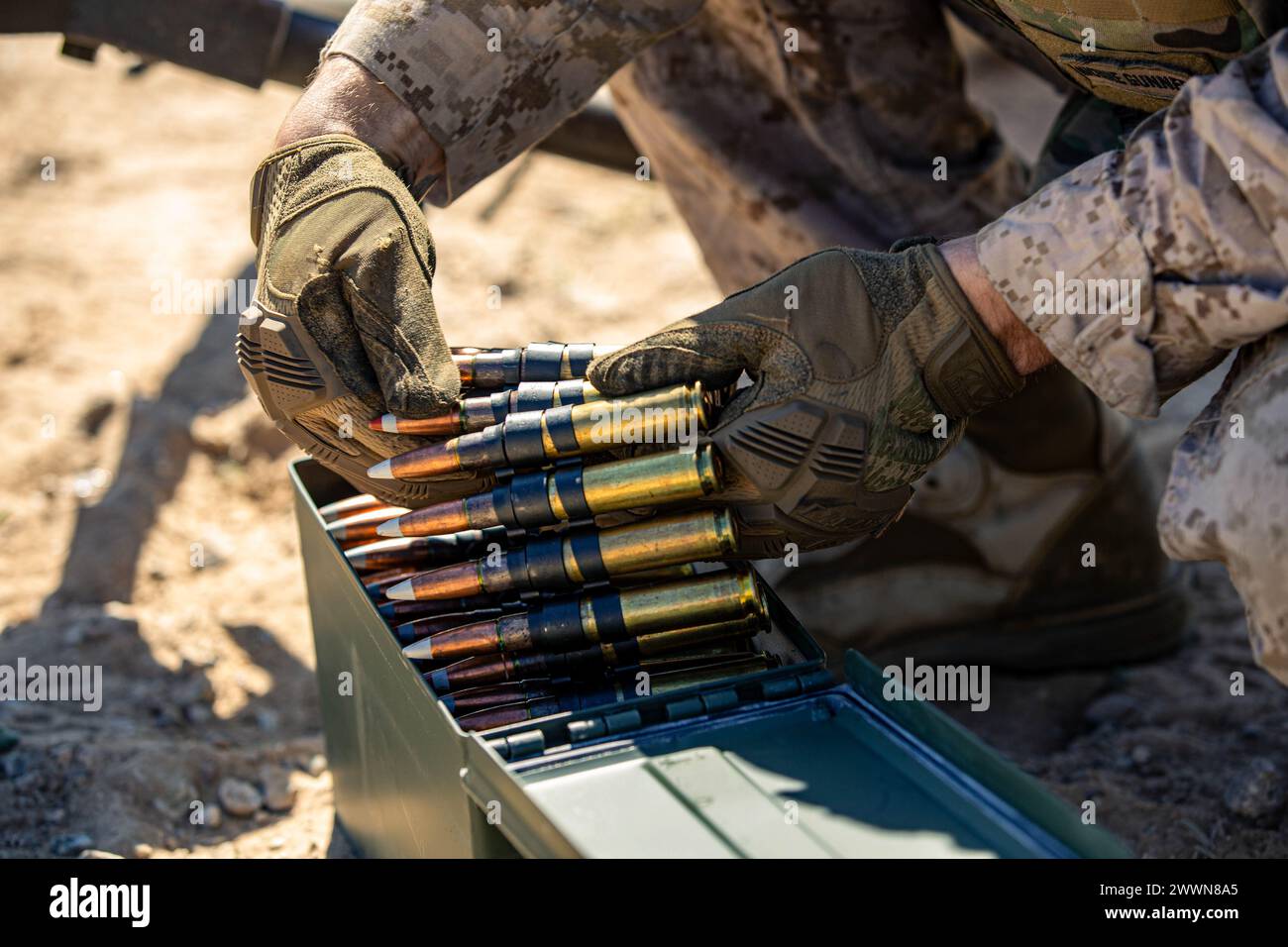 A U.S. Marine with 2d Battalion, 6th Marine Regiment, 2d Marine ...