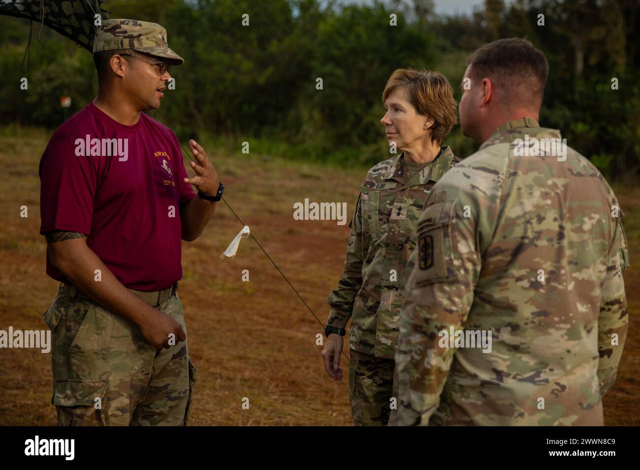 Maj. Gen. Paula Lodi, the commanding general of 18th Medical command ...