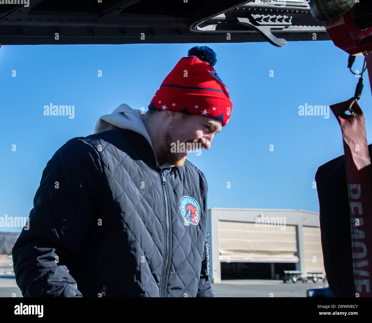 Players from the Springfield Thunderbirds hockey team spent the ...