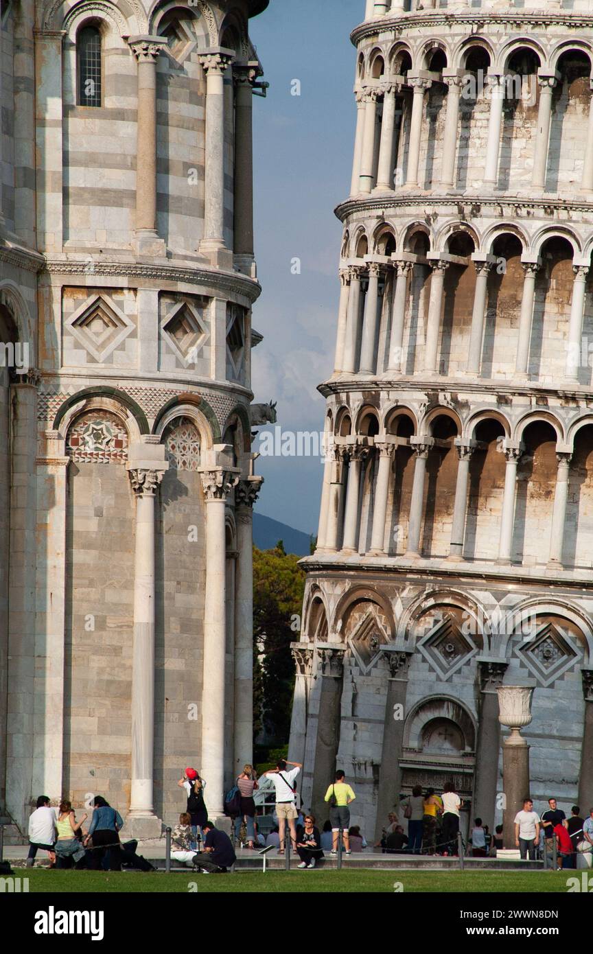 Pisa Cathedral and Leaning Tower, The Piazza dei Miracoli ('Square of ...