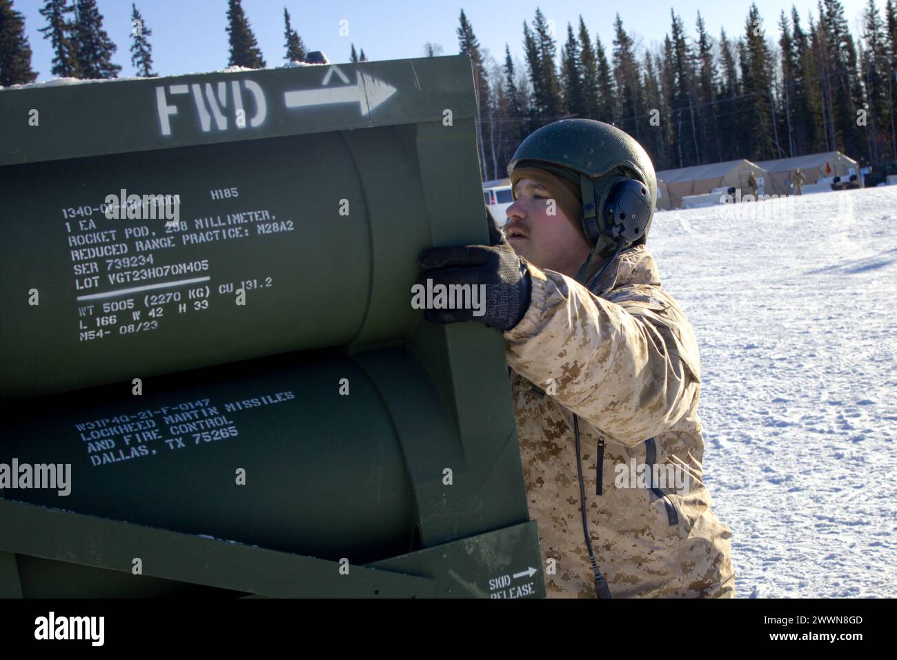 U.S. Marine Corps Sgt. Mitchell Hoffman, a High Mobility Artillery ...