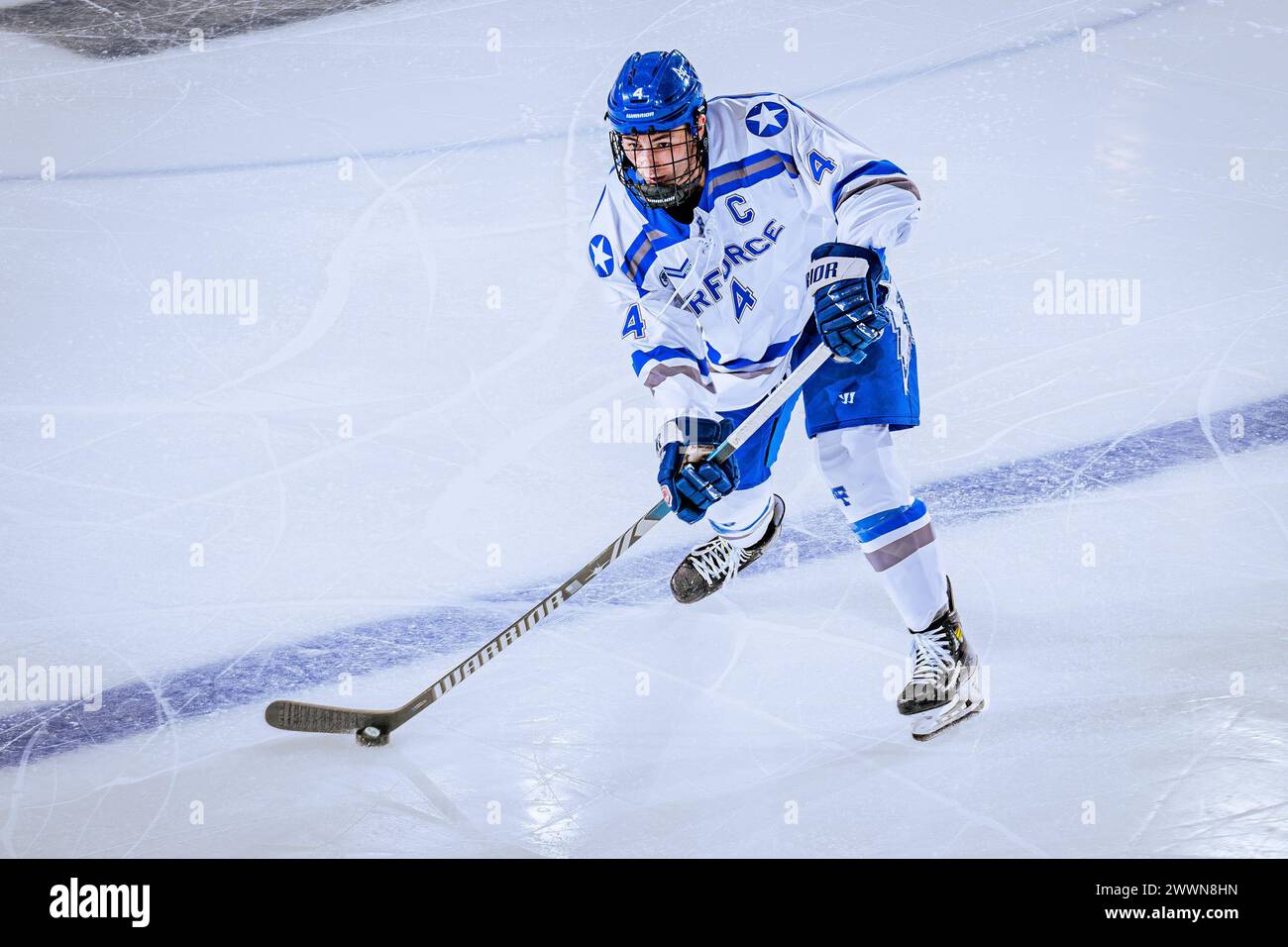 U.S. Air Force Academy -- Air Force's Luke Rowe makes a pass at the ...