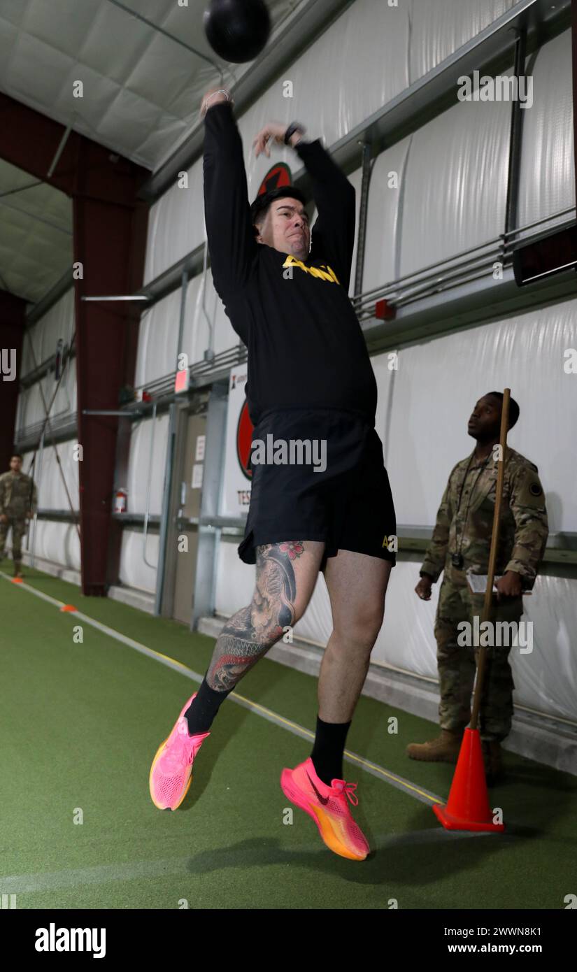 U.S. Army Staff Sgt. Joniel Lopez, assigned to the 555th Engineer ...