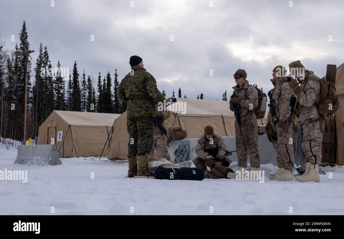 U.S. Marine Corps Sgt. Timothy Pope, a Marine Corps Cold Weather ...