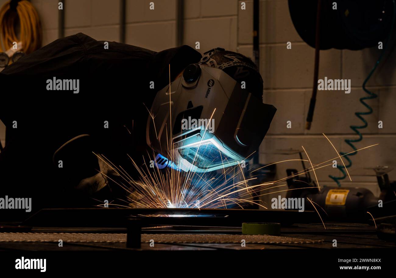 Tech. Sgt. Ryan A. Burick, 911th Maintenance Squadron aircraft metals ...