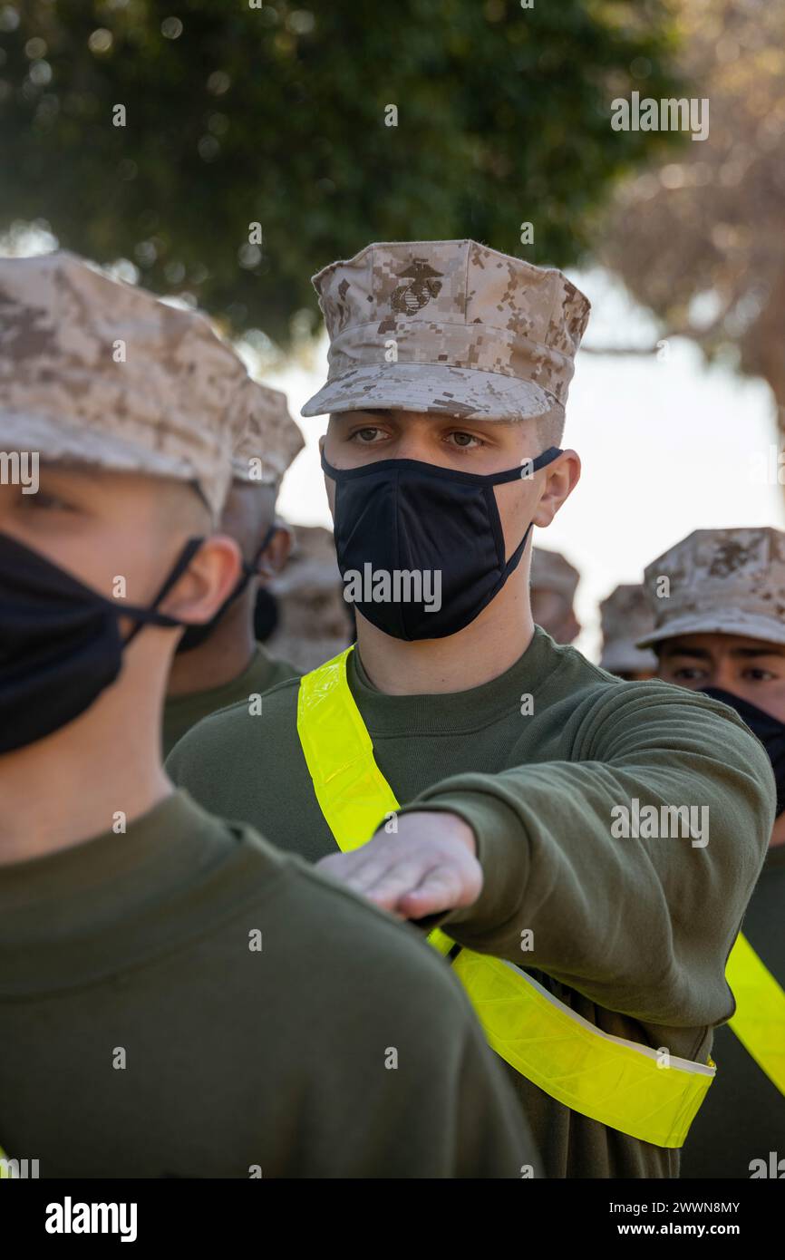 U.S. Marine Corps Recruit Preston Thornburg with Kilo Company, 3rd ...