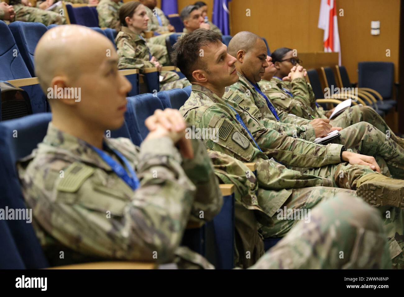 U.S. Army Maj. Harry Lu, the brigade S3 operations officer for the 2nd ...