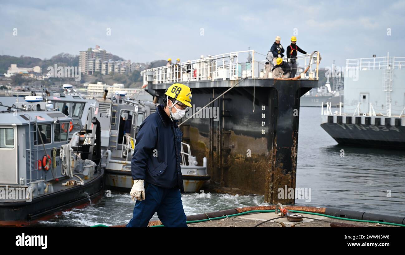 YOKOSUKA, Japan (Feb. 18, 2024) — U.S. Naval Ship Repair Facility and ...