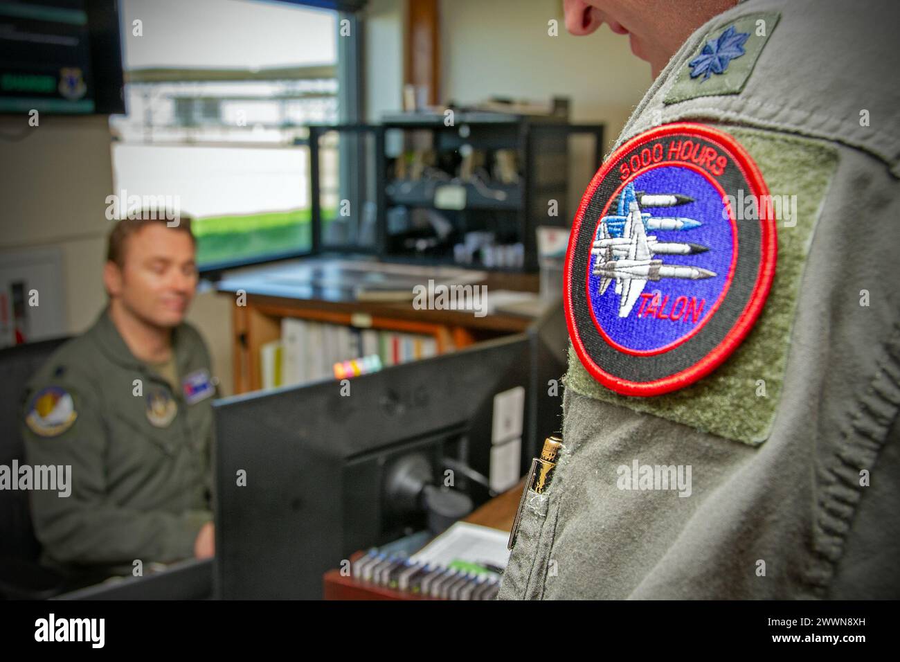 (Right) Lt. Col. Christopher Jackson, 39th Flying Training Squadron T ...