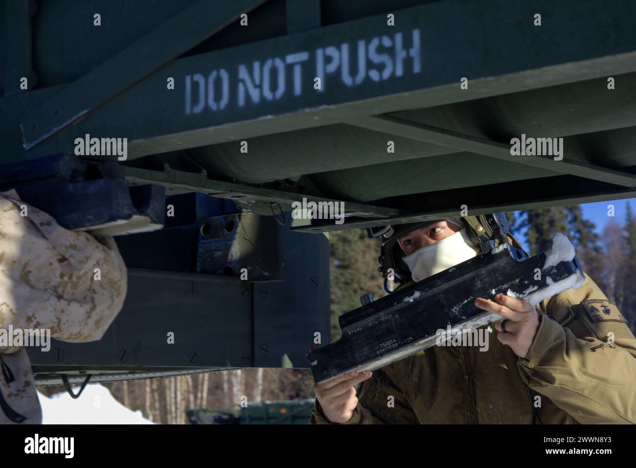 U.S. Marine Corps Cpl. Cody Cunningham, a High Mobility Artillery ...