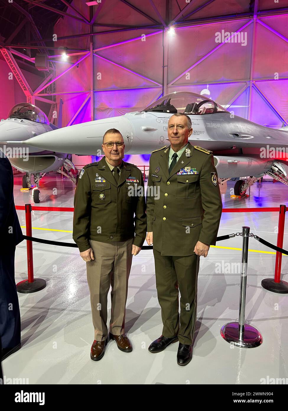 Indiana National Guard Maj. Gen. Dale Lyles, Indiana adjutant general ...