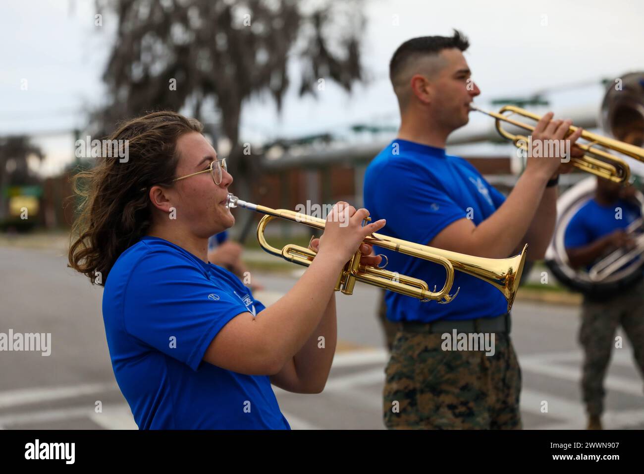 New Marines with Hotel Company, 2nd Recruit Training Battalion ...