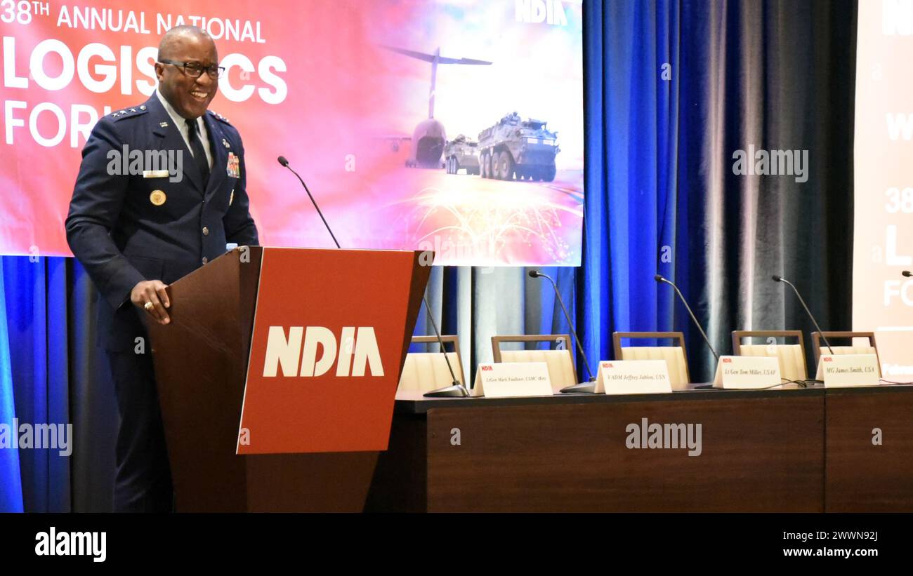 OKLAHOMA CITY (Feb. 6, 2024) Lt. Gen. Stacey T. Hawkins, commander of ...