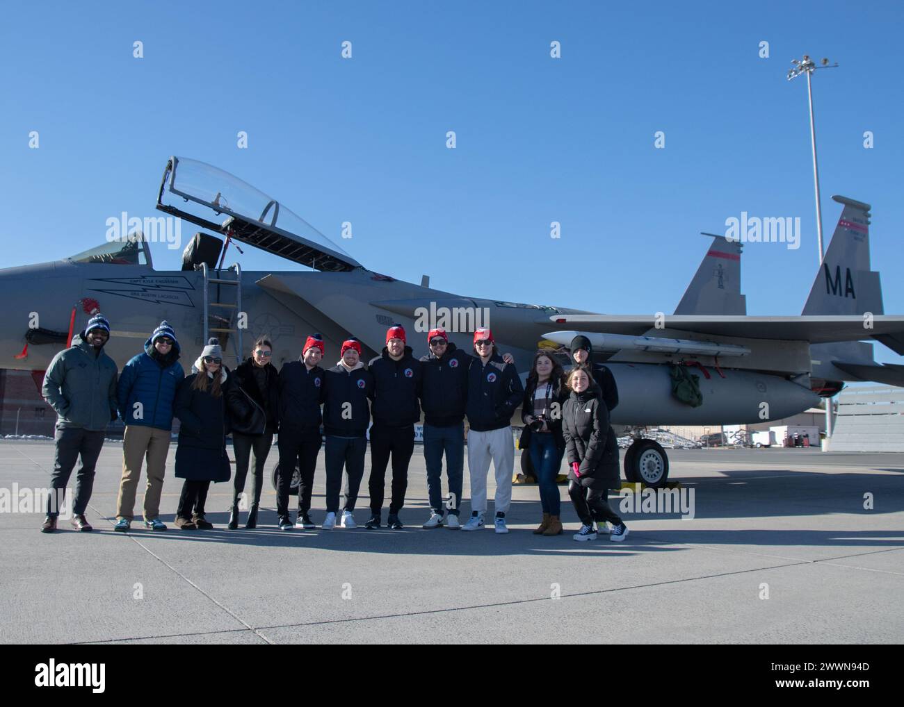 Players from the Springfield Thunderbirds hockey team spent the ...