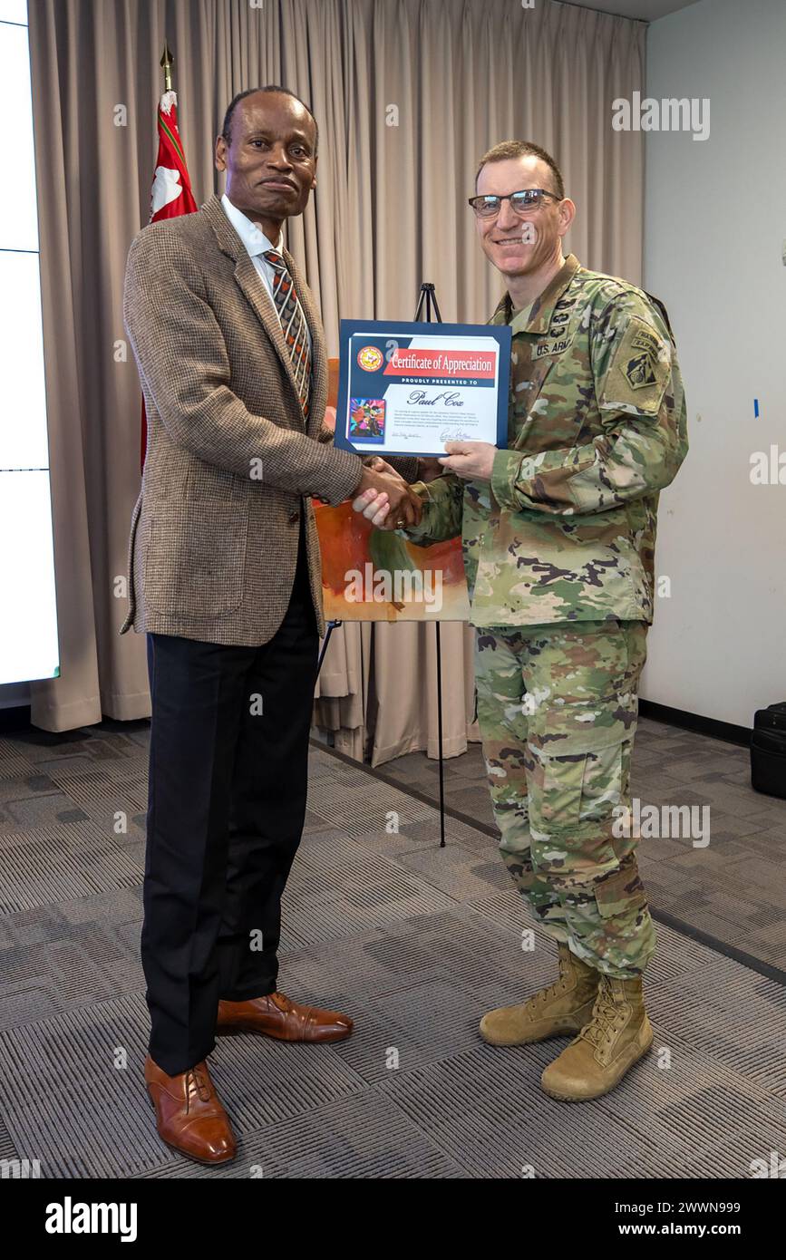 Col. Rhett Blackmon, U.S. Army Corps of Engineers (USACE), Galveston ...