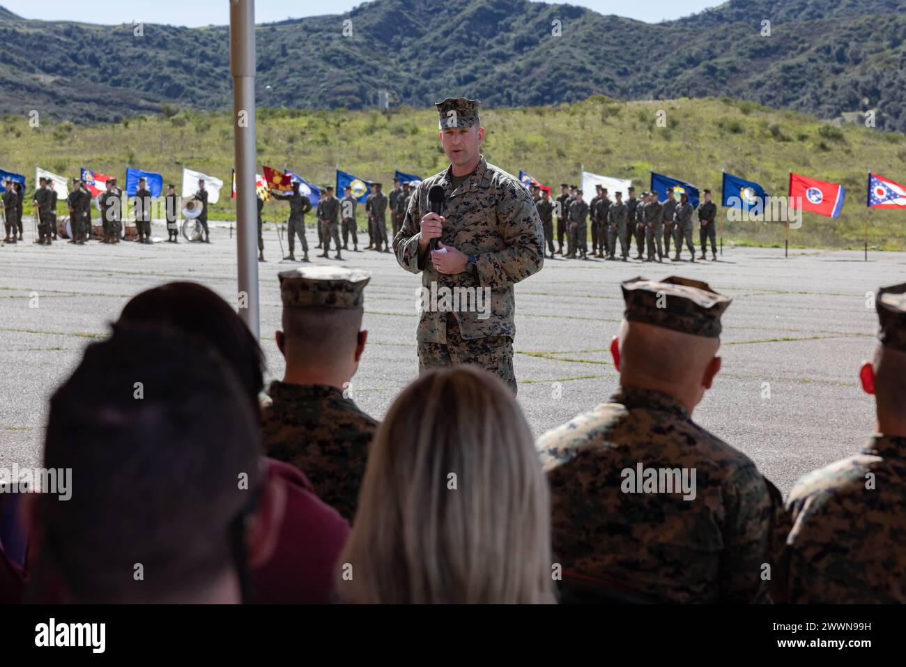 U.S. Marine Corps Lt. Col. Jonathon T. Frerichs, the commanding officer ...