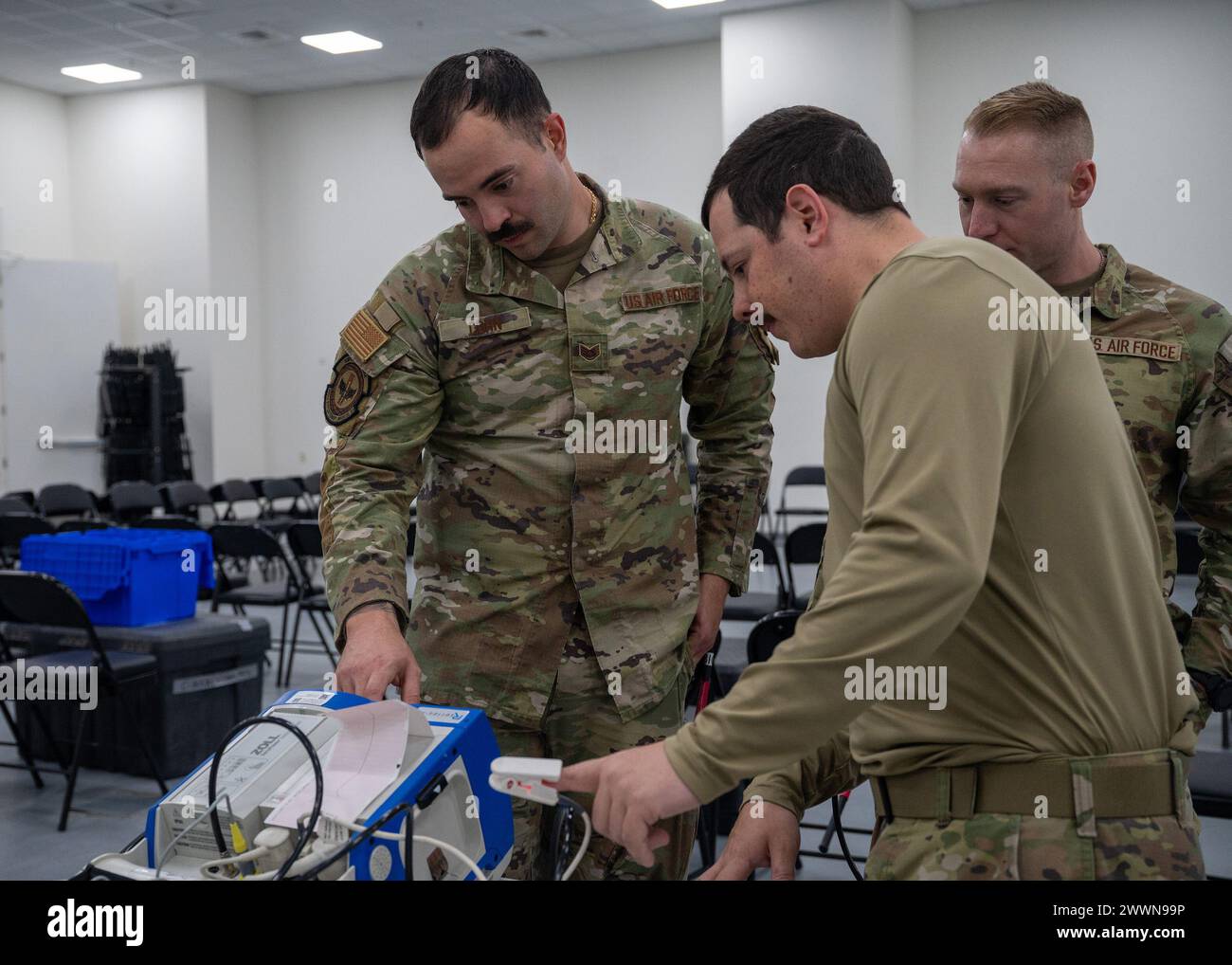 U.S. Air Force medical squadron Airmen assigned to the U.S. Central ...