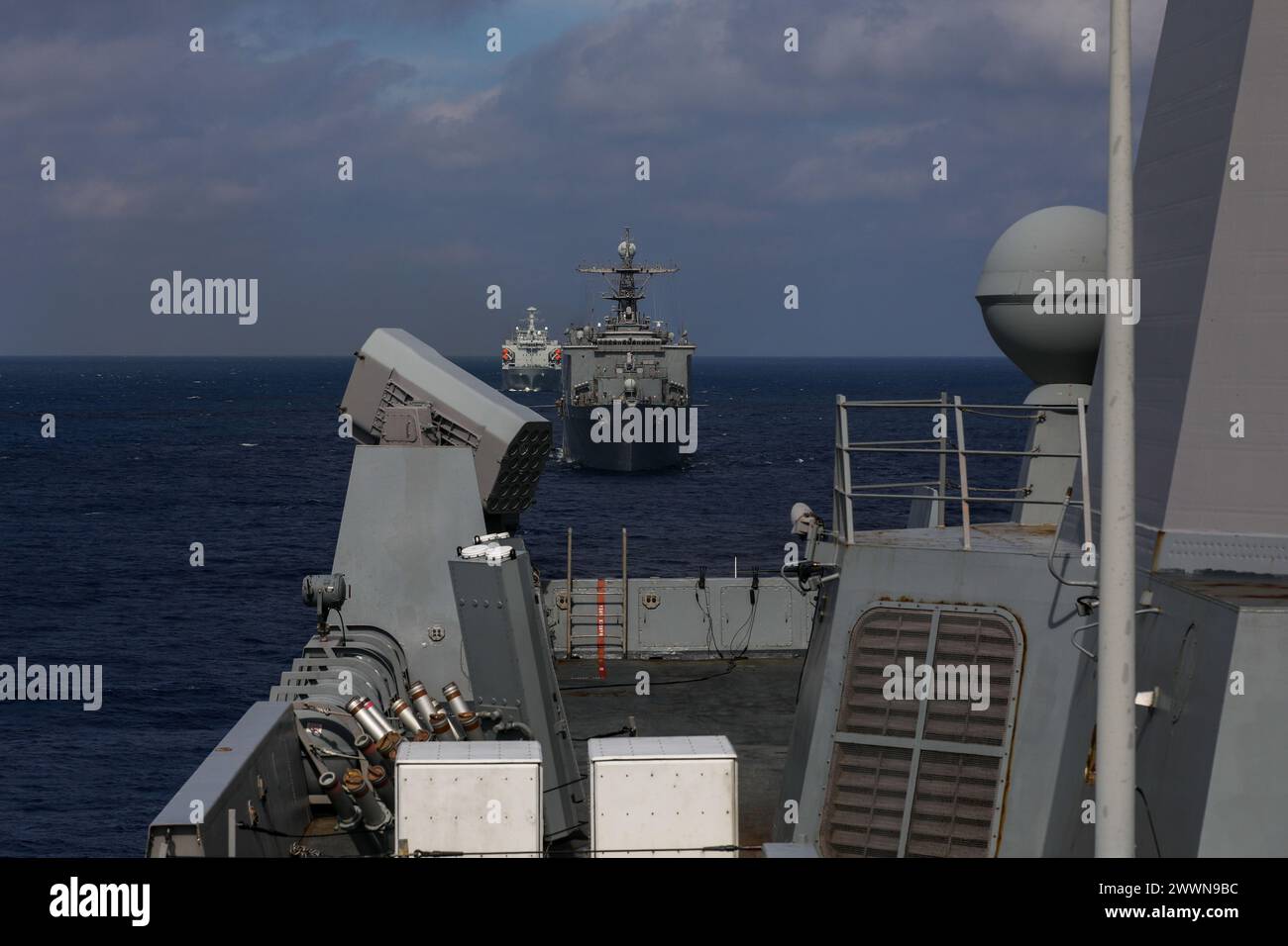 240225-N-RP467-1108 MEDITERRANEAN SEA (Feb. 25, 2024) The Harpers Ferry ...