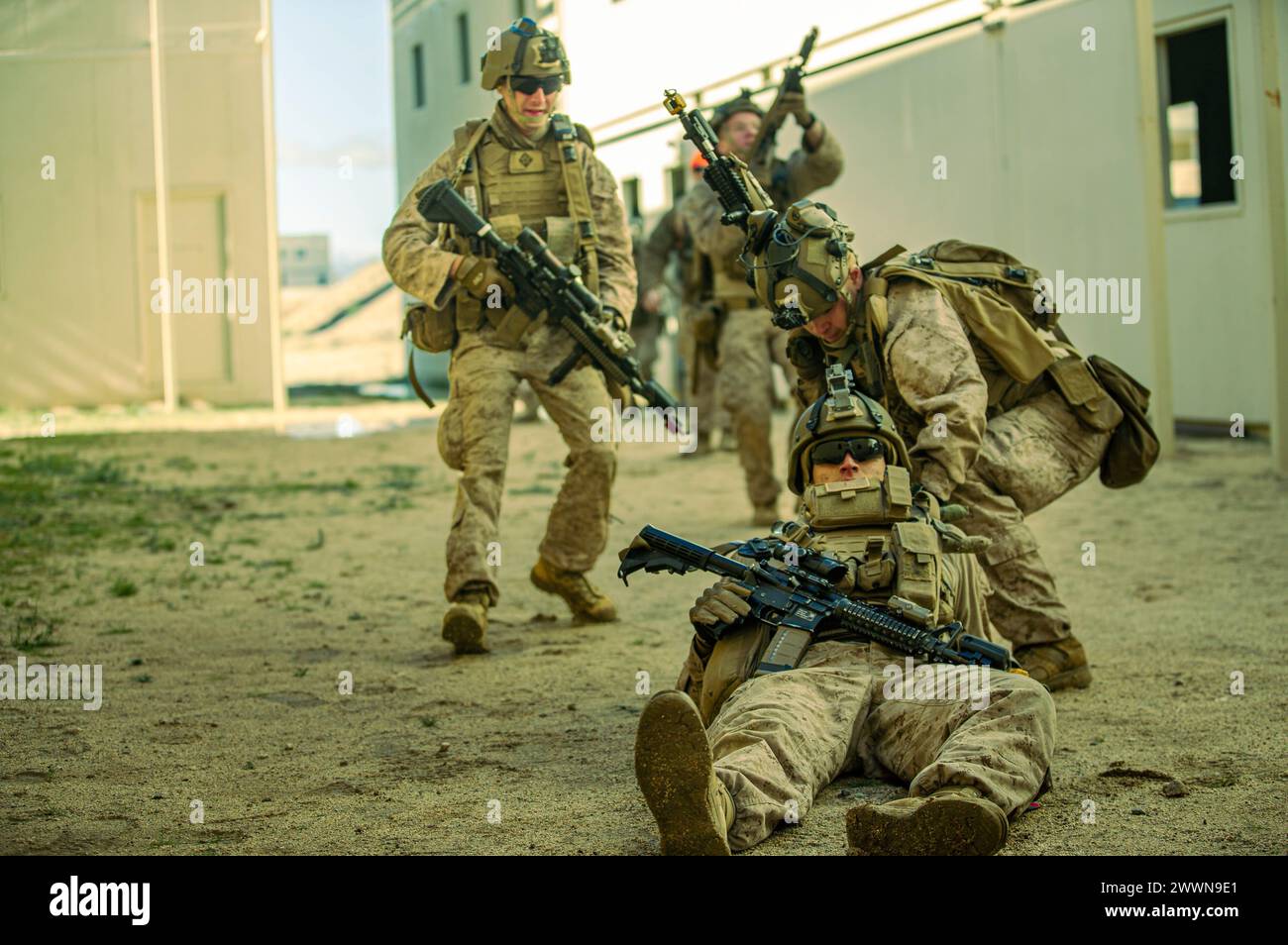 U.S. Marines with Echo Company, 2d Battalion, 6th Marine Regiment, 2d ...