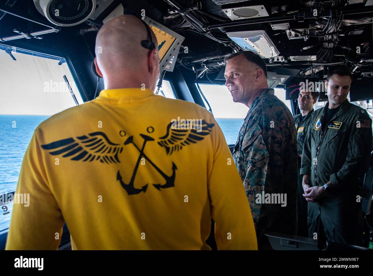 PACIFIC OCEAN (Feb. 13, 2024) Maj. Gen. Eric E. Austin, commanding ...