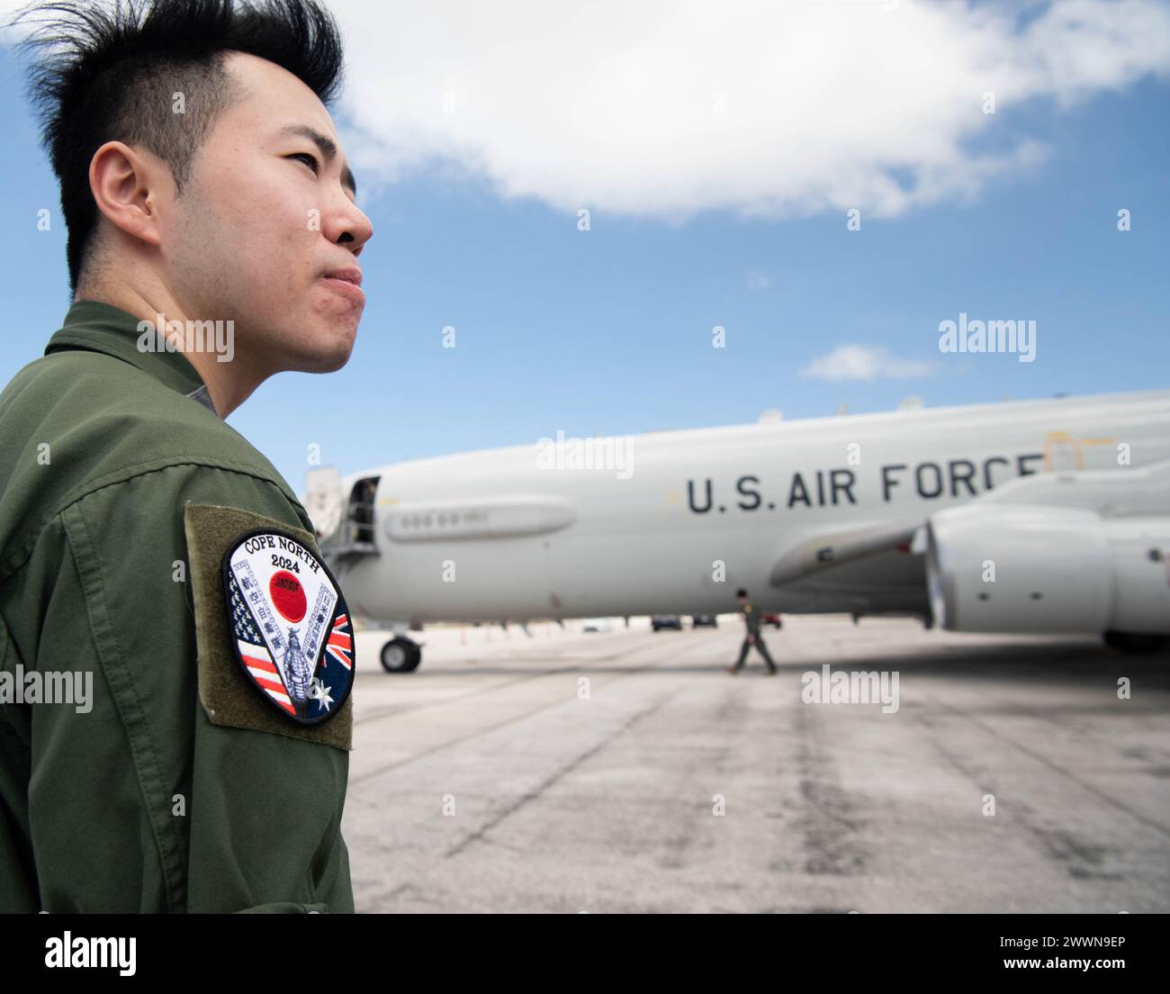 Japan Self-Defense Force Capt. Susumu Itayama, 602nd Airborne Air ...