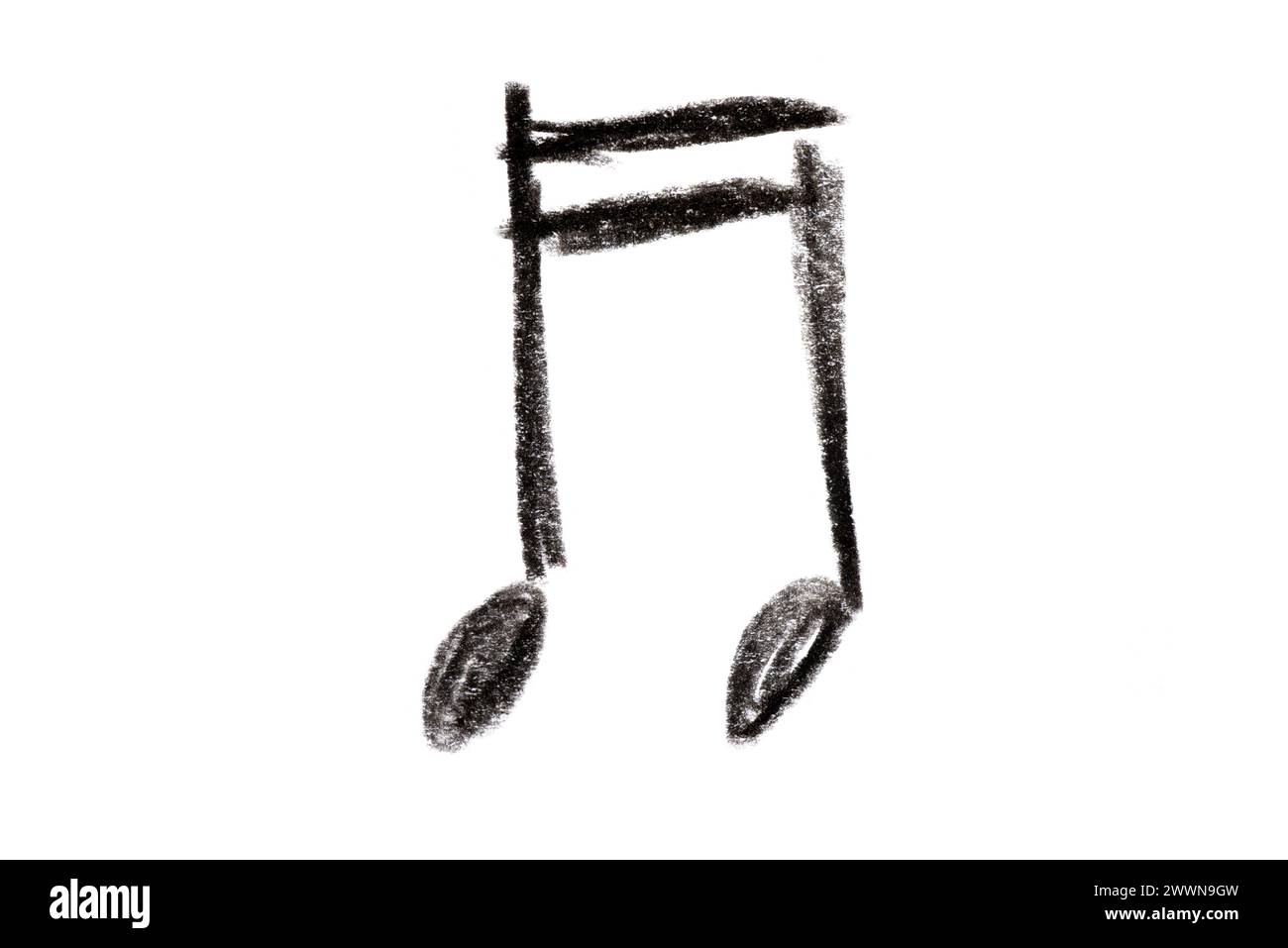 Musical score pencil Cut Out Stock Images & Pictures - Alamy