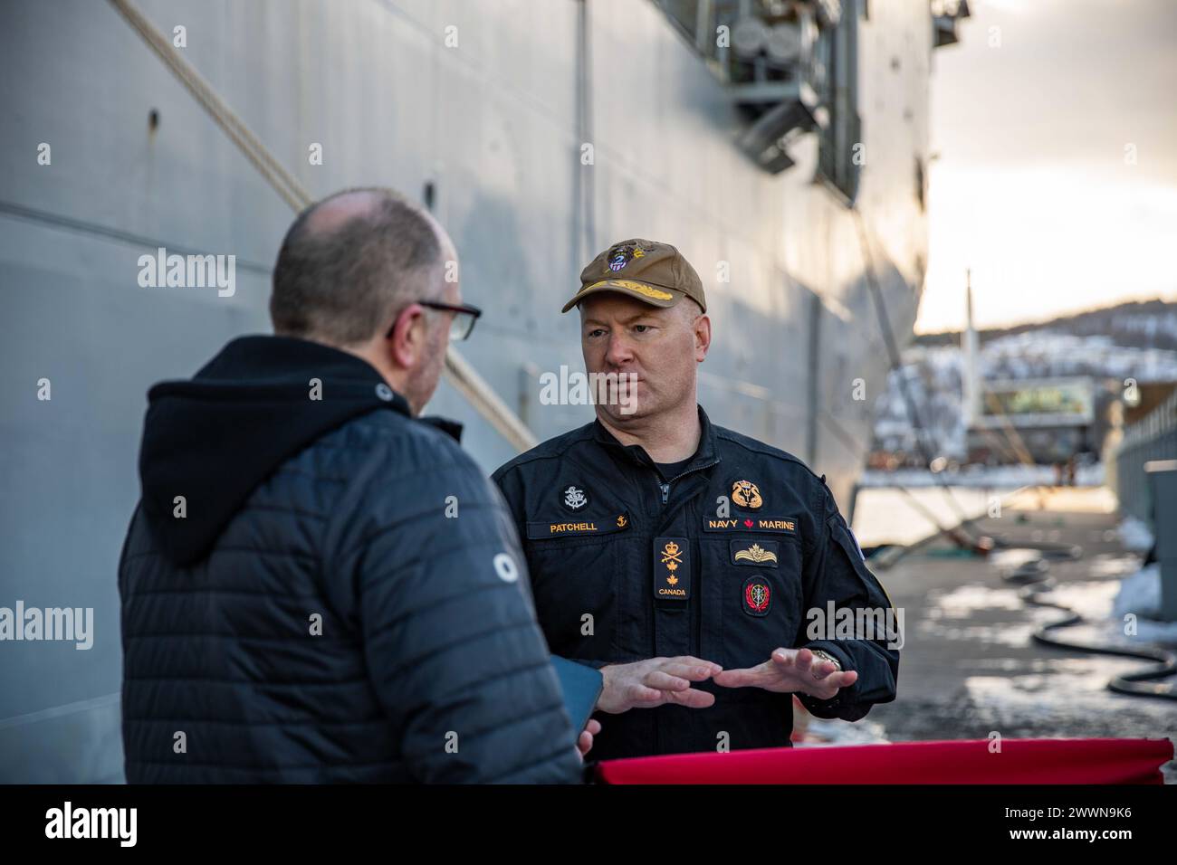 Royal Canadian Navy Rear Adm. David Patchell, vice commander, U.S. 2nd ...