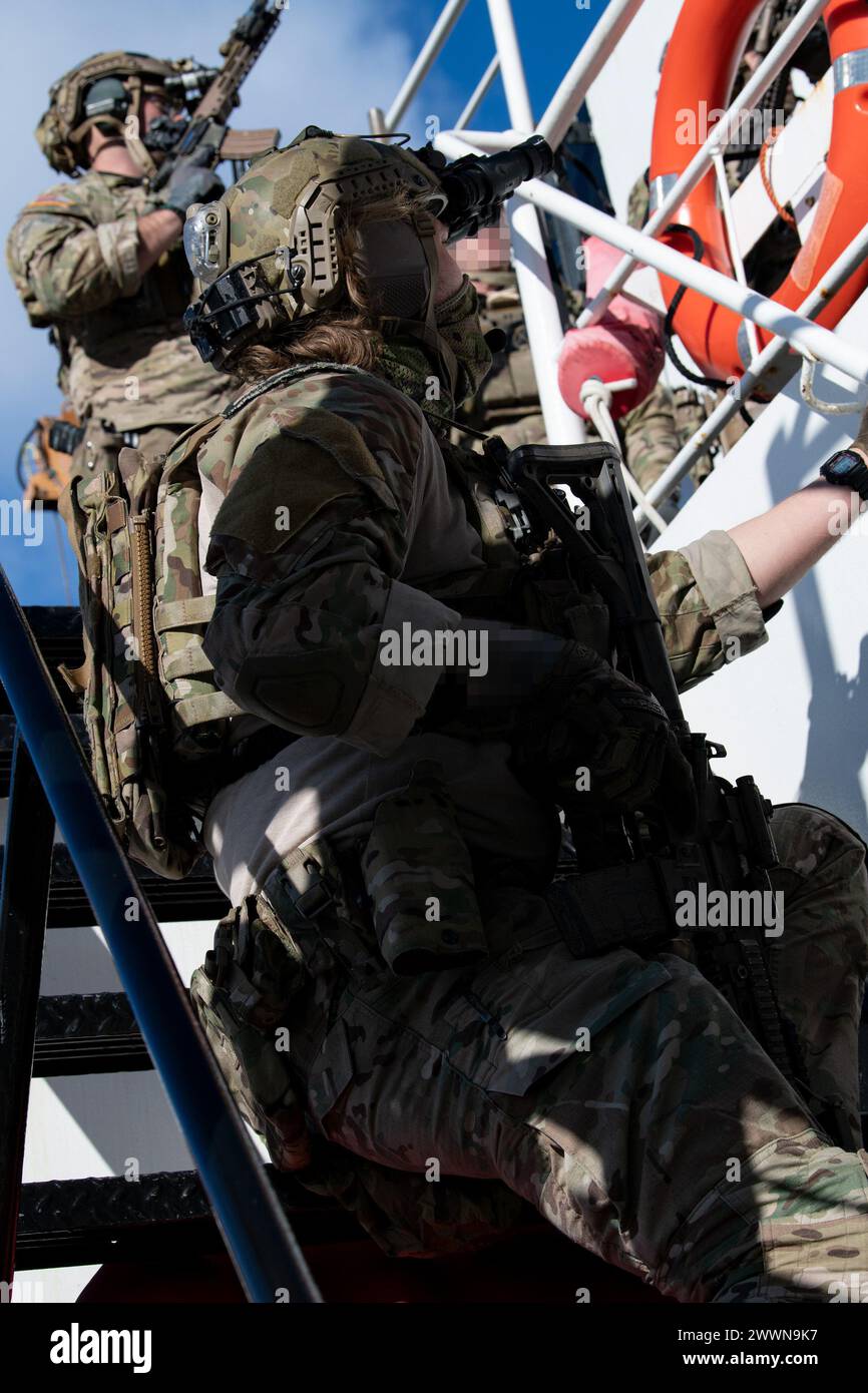 U.S. East Coast-based Naval Special Warfare Operators (SEALs), U.S ...
