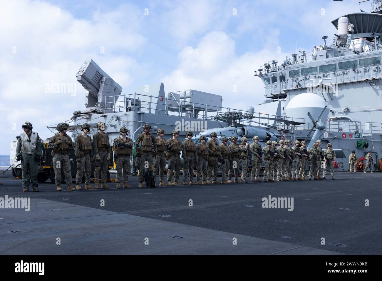 240225-N-VO895-1048 MEDITERRANEAN SEA (Feb. 25, 2024) Marines assigned ...