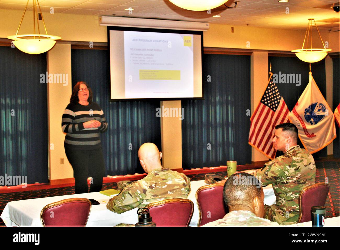 Janeen Folgers, Army Community Service financial readiness program ...